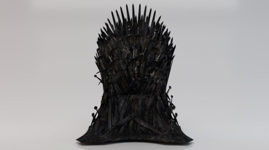 3D model The Throne from the Game of Thrones - Iron Throne VR / AR ...