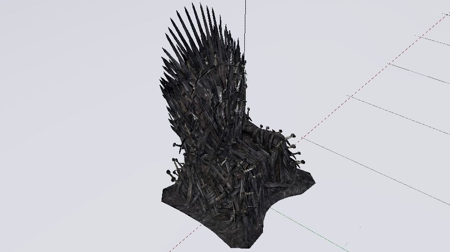 3D model The Throne from the Game of Thrones - Iron Throne VR / AR ...