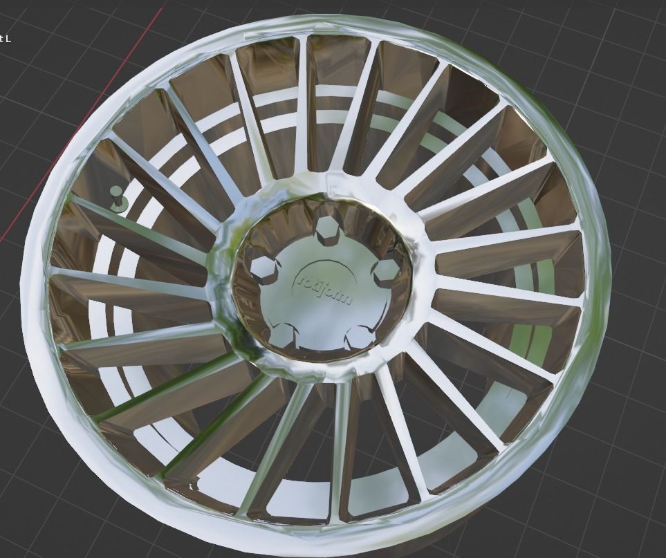 Rotiform IND-T Wheels Rims 3D Print Ready Model INDT 3D model 3D ...