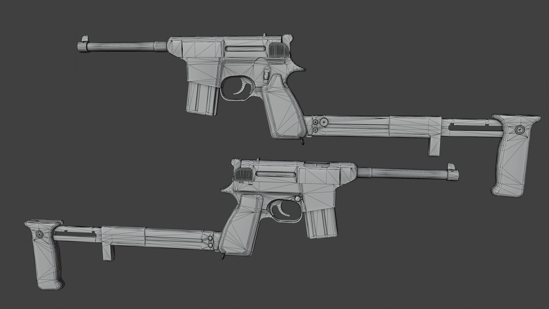 3D model Type 80 Pistol VR / AR / low-poly | CGTrader