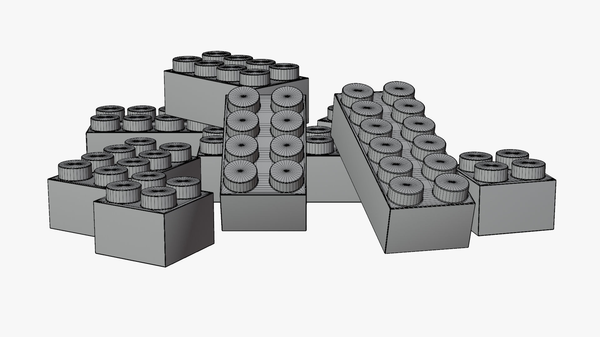 Kids Toys - Blocks 3D model | CGTrader