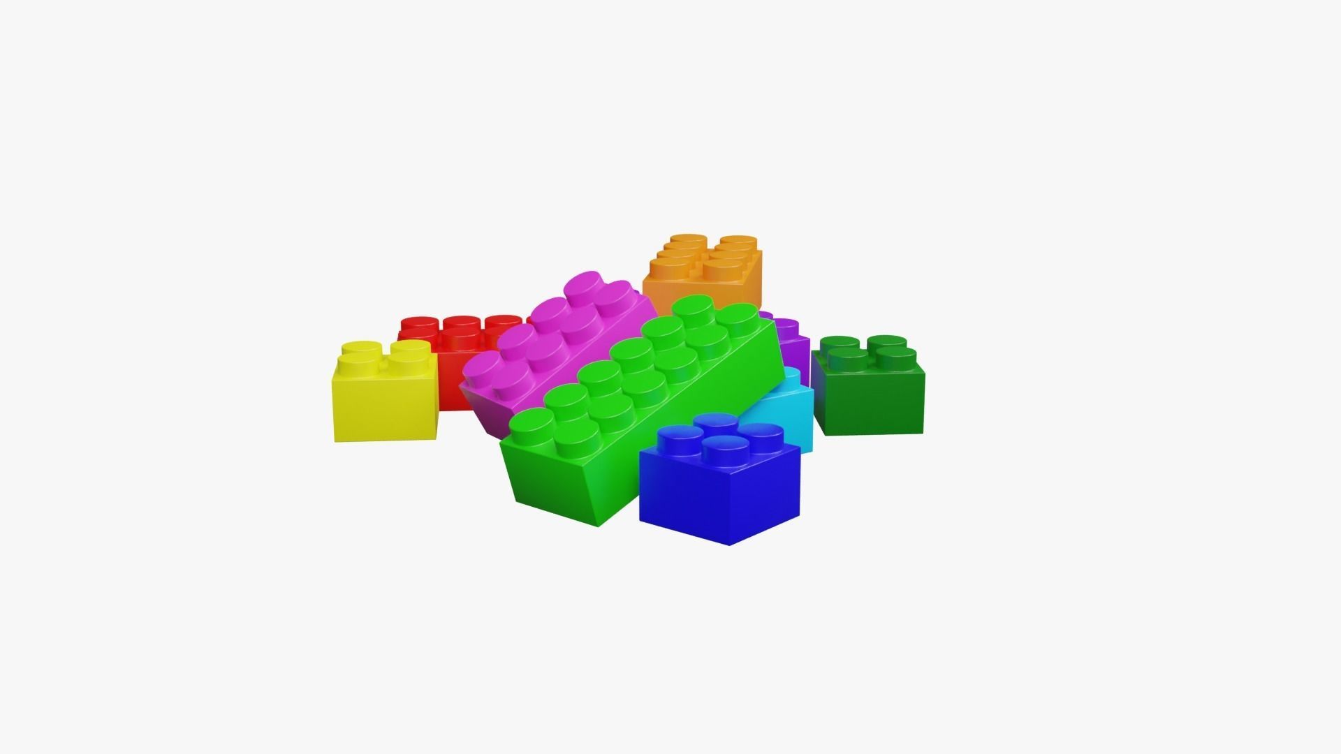 Kids Toys - Blocks 3D model | CGTrader