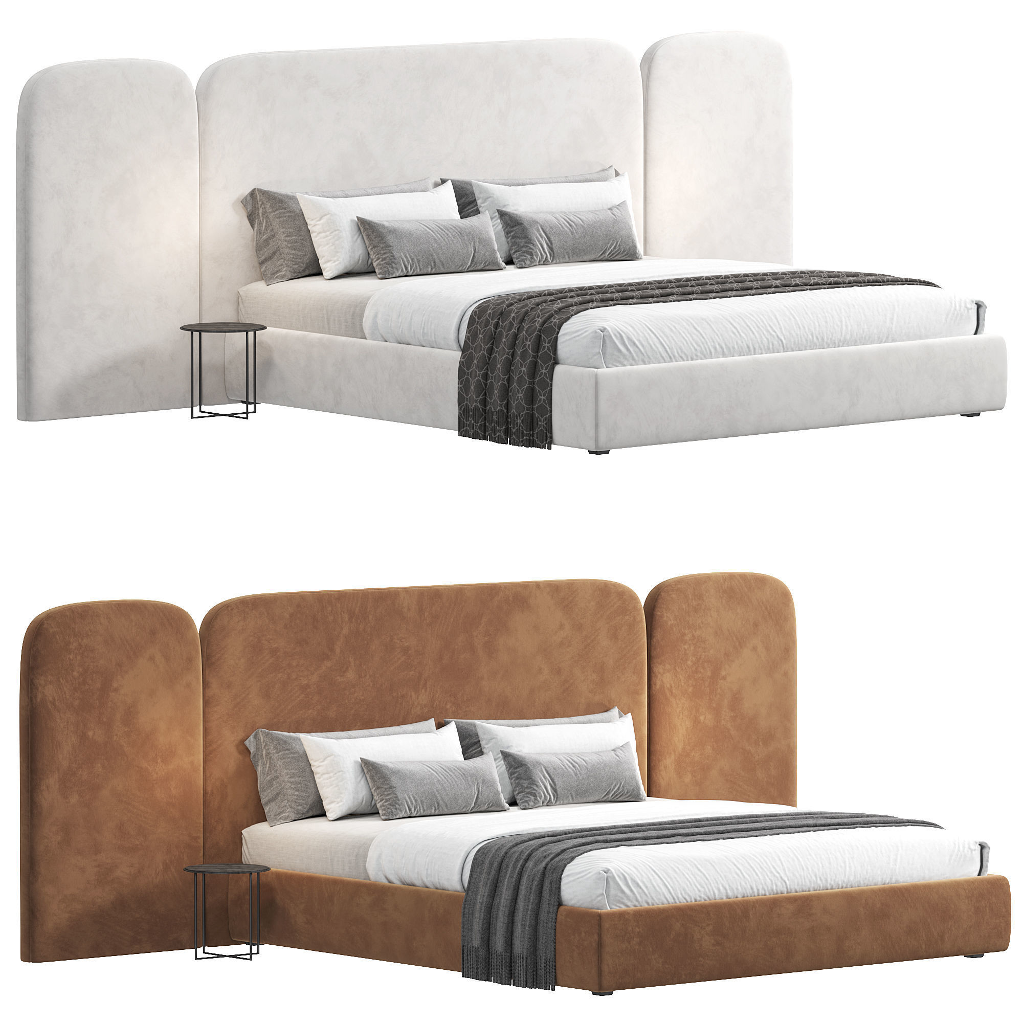 Wanda Bed 3D model | CGTrader