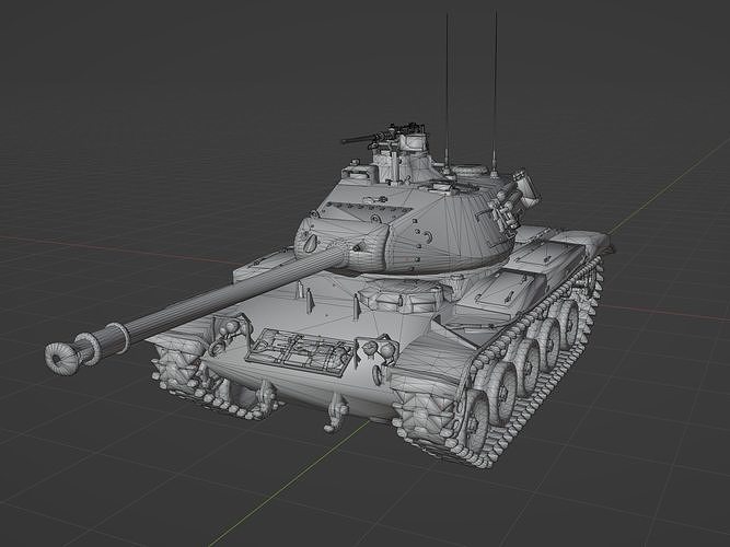 3D model M41 Walker Bulldog VR / AR / low-poly | CGTrader