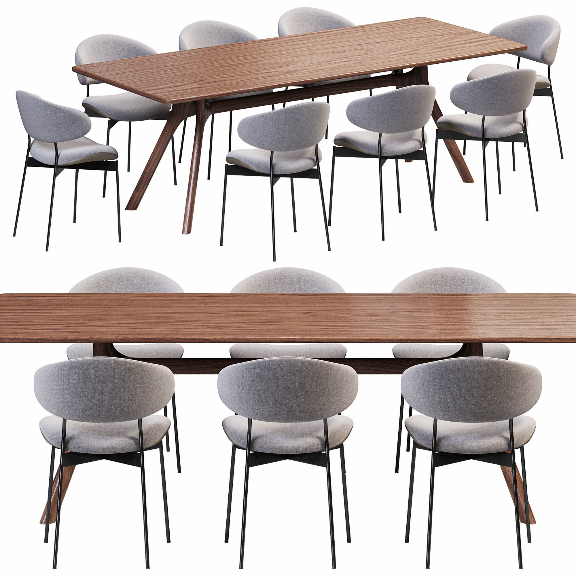 Jenci dining table by Noho Home 3D model | CGTrader