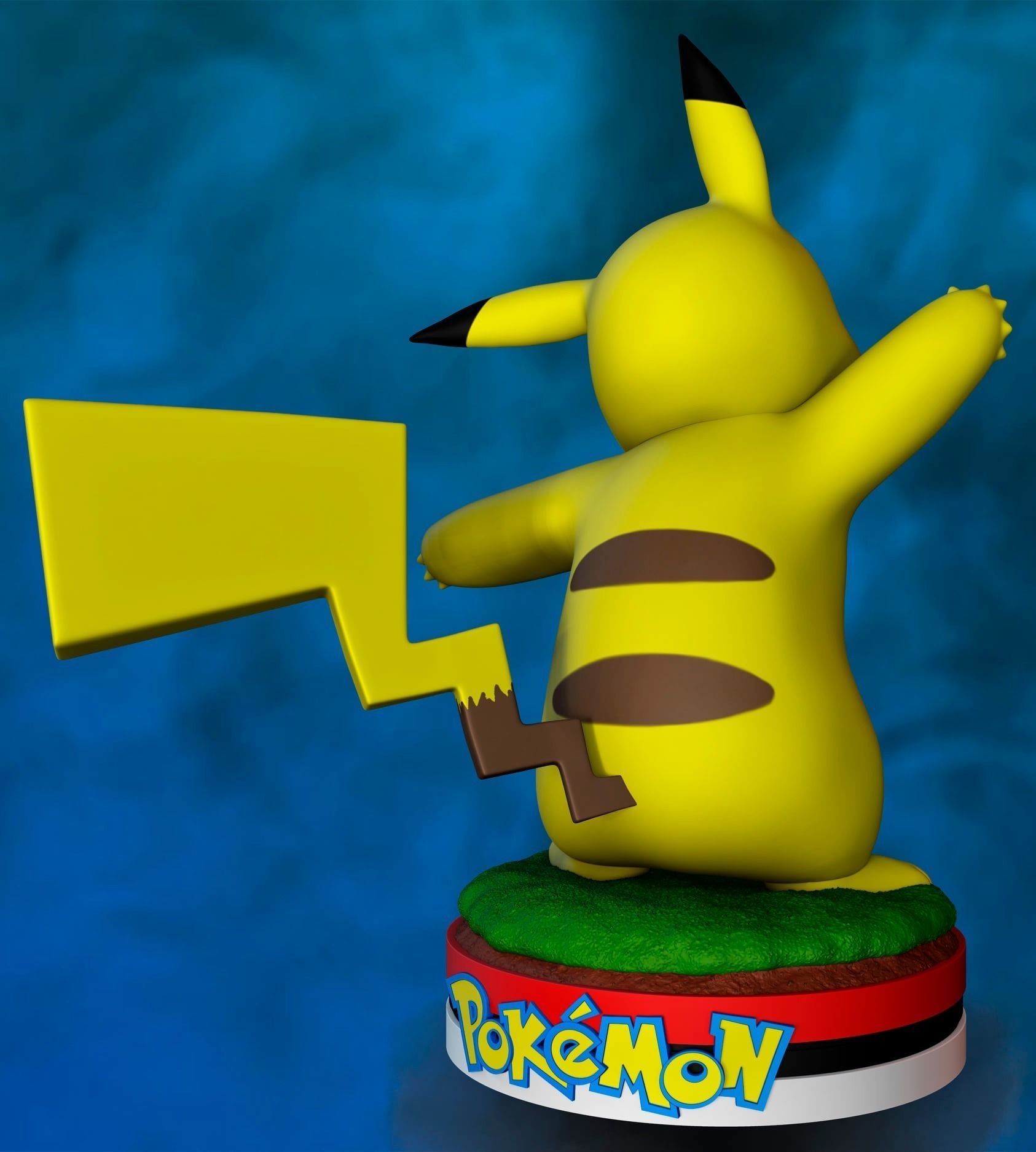 Pikachu 3D model 3D printable | CGTrader
