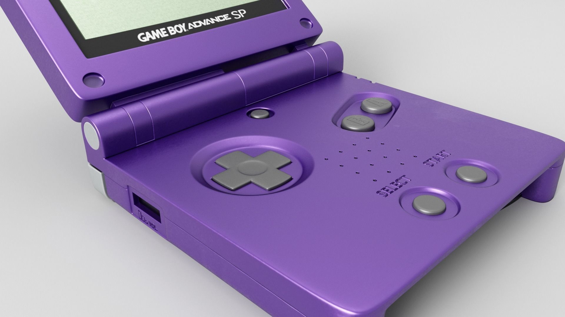 Gameboy Advance SP 10 Colors 3D model | CGTrader