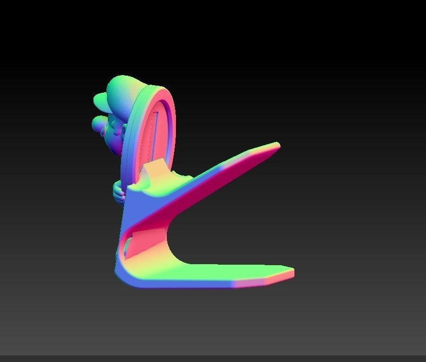 Super mario nintendo switch pro controller holder 3D model 3D printable ...