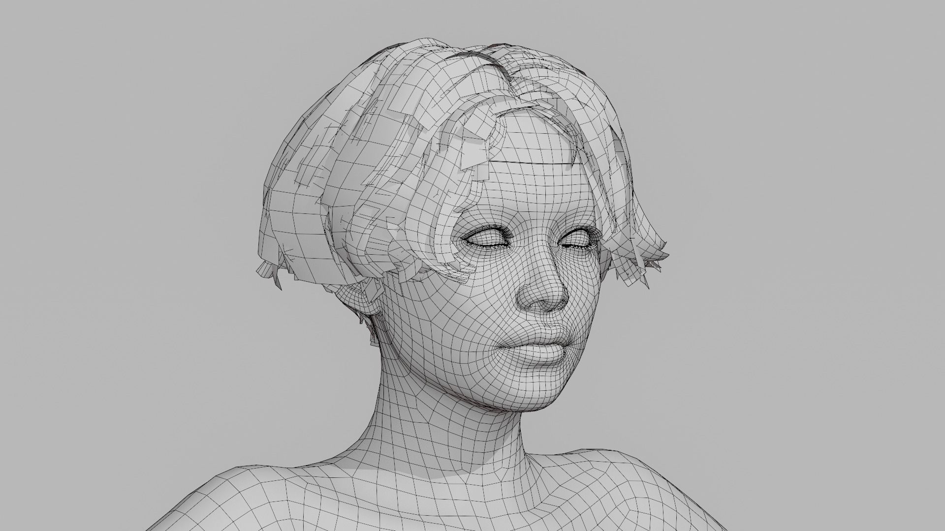 Realistic Female - Sandy 3D model rigged | CGTrader
