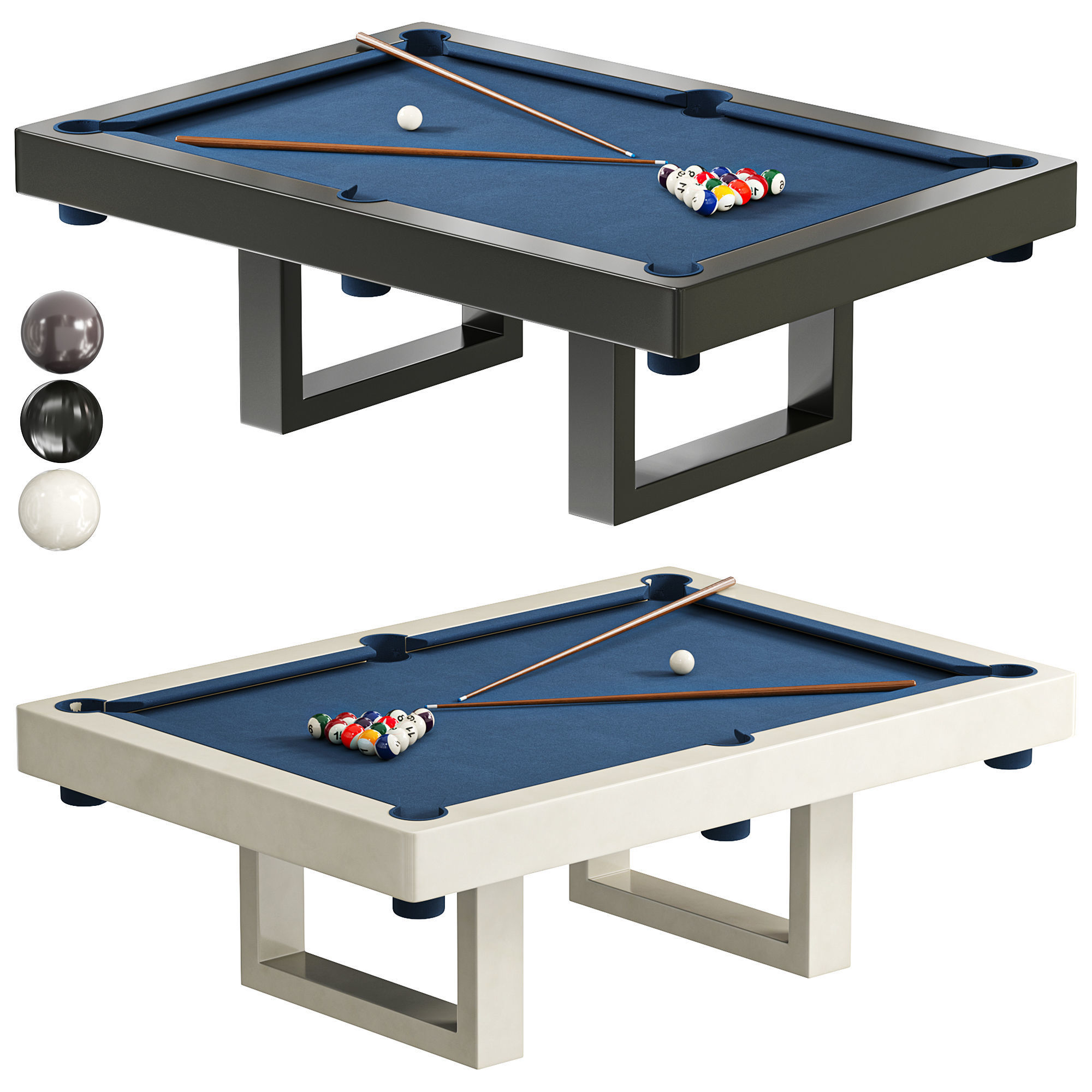 3D model Custom SoHo Outdoor Pool Table VR / AR / low-poly | CGTrader
