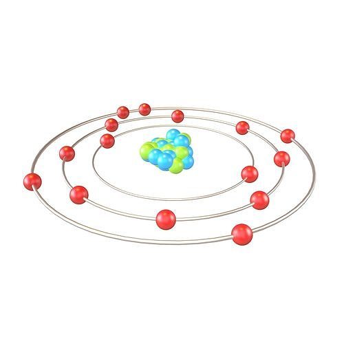 3d Phosphorus Atom Model