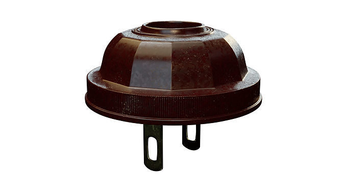 Vintage bakelite power plug 3D model | CGTrader