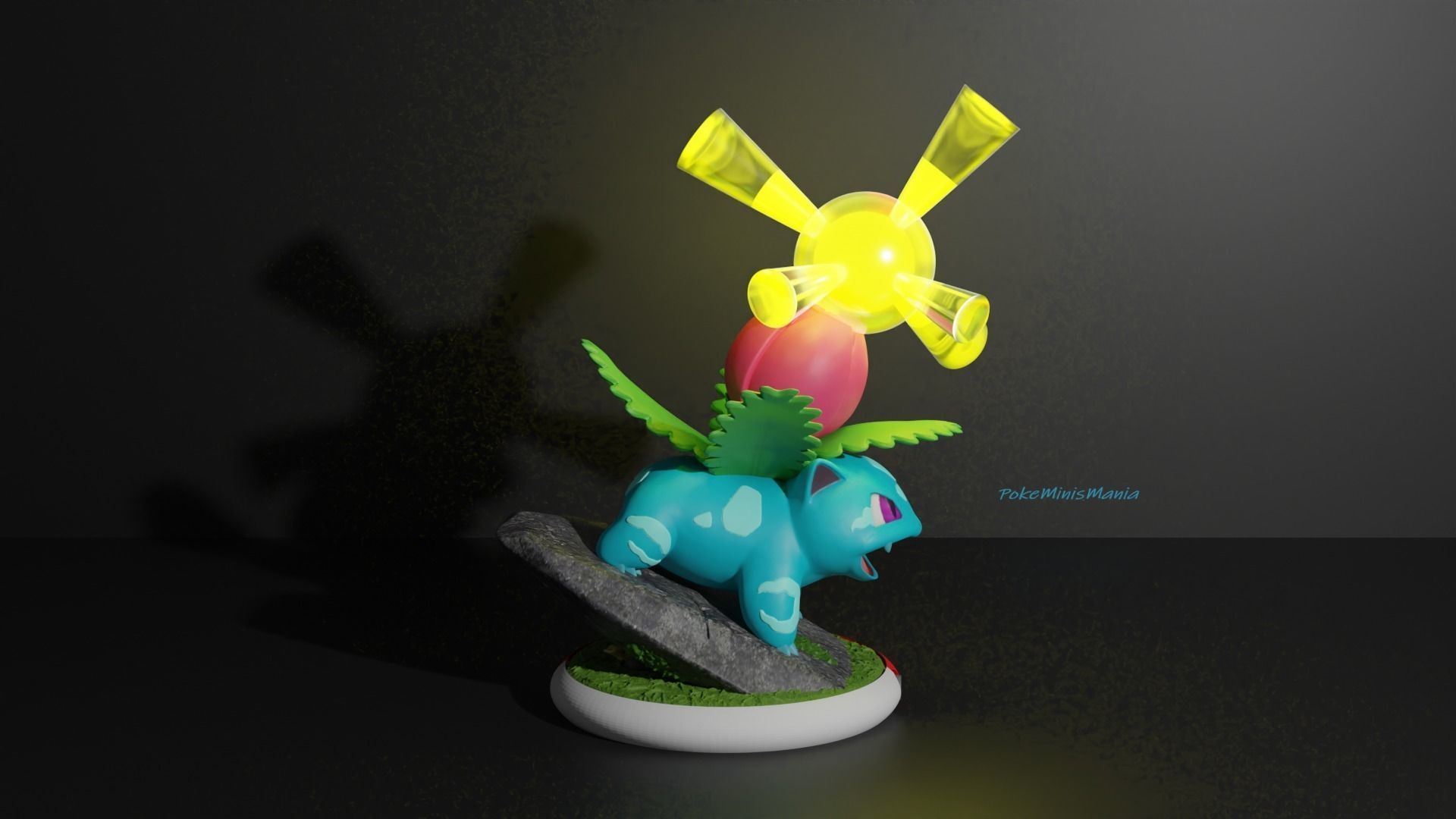 Clone Bulbasaur Ivysaur and Venusaur 3D print model 3D model 3D ...