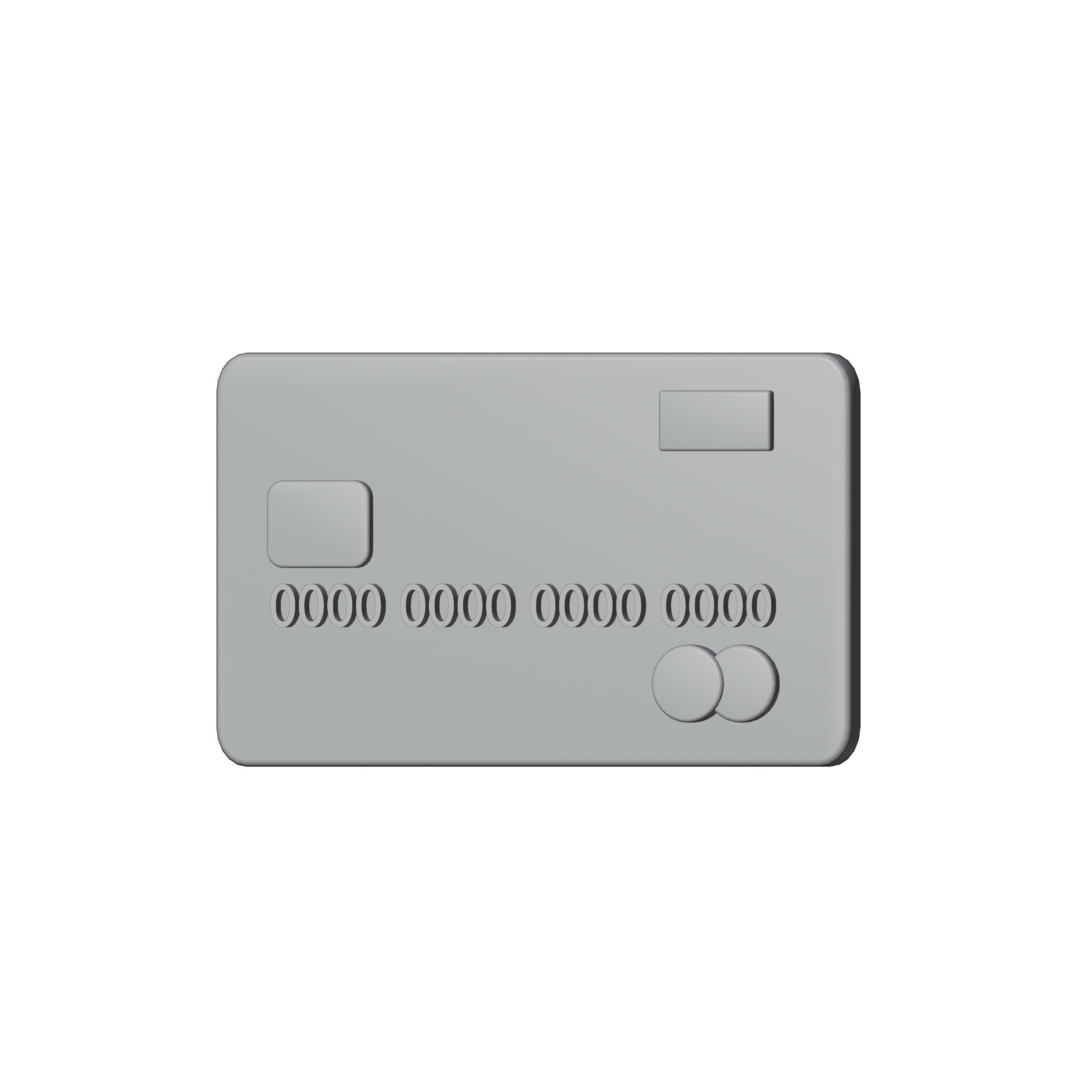 credit card 3D model | CGTrader