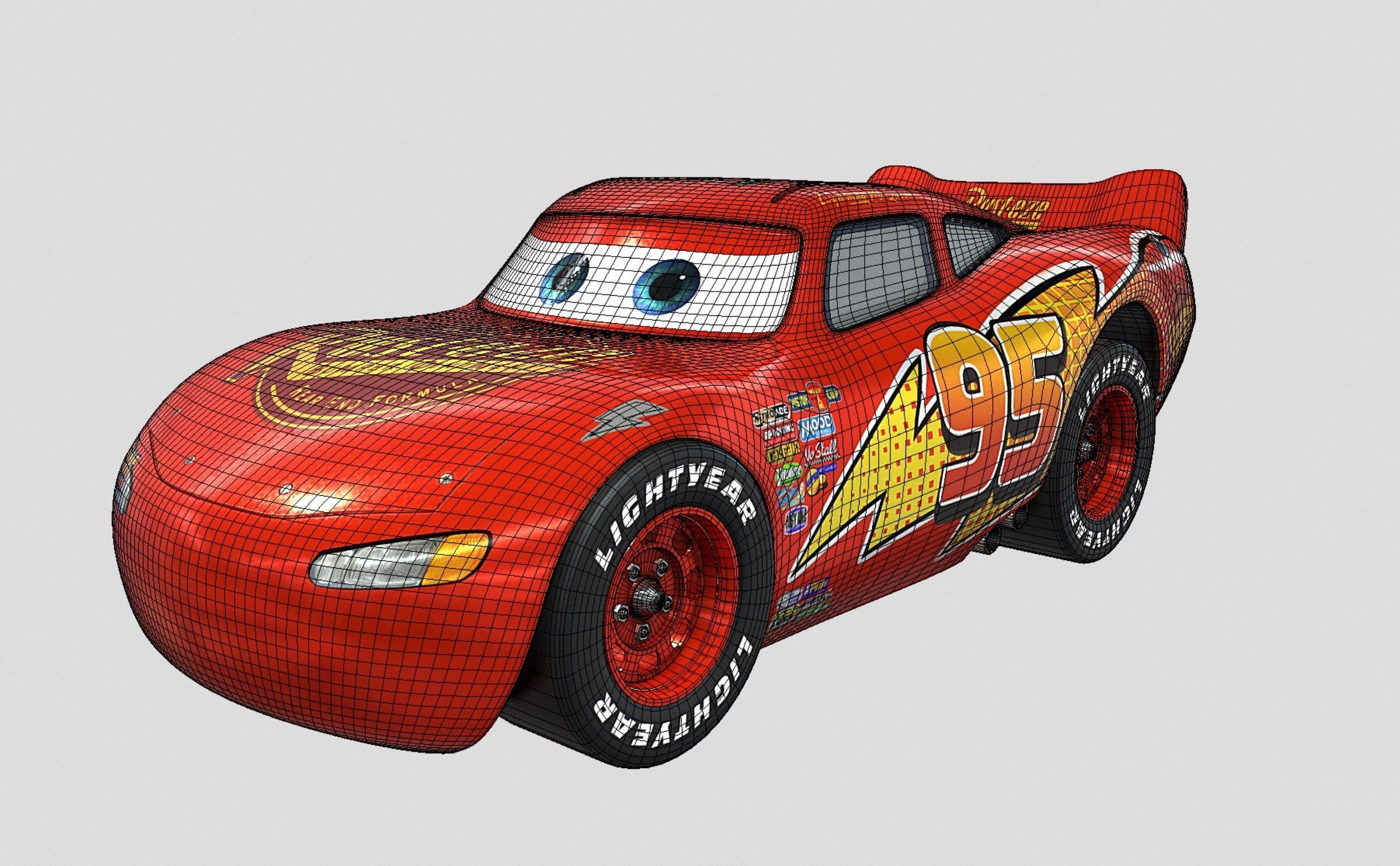 3D model Lightning McQueen 3D model VR / AR / low-poly | CGTrader