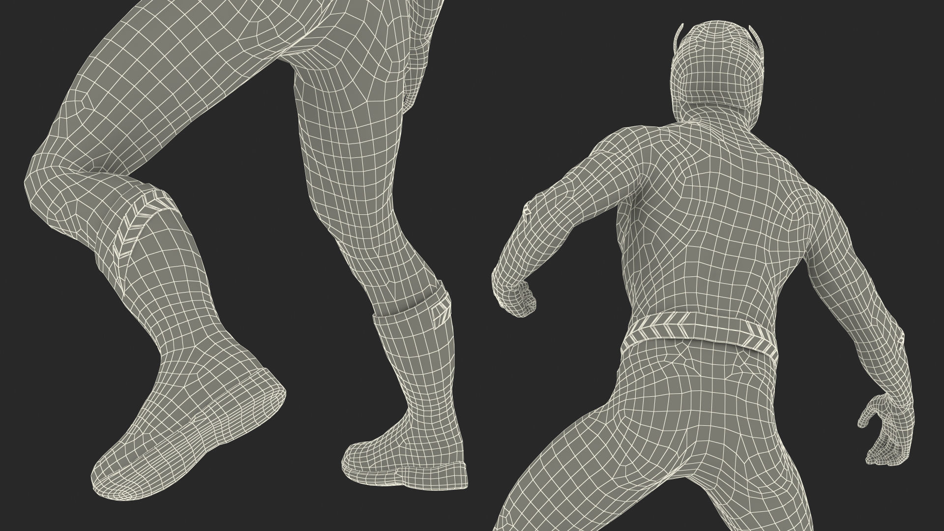DC Comics Flash Fighting Pose 3D model | CGTrader