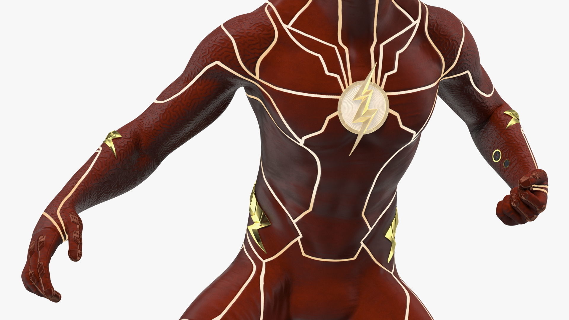 DC Comics Flash Fighting Pose 3D model | CGTrader