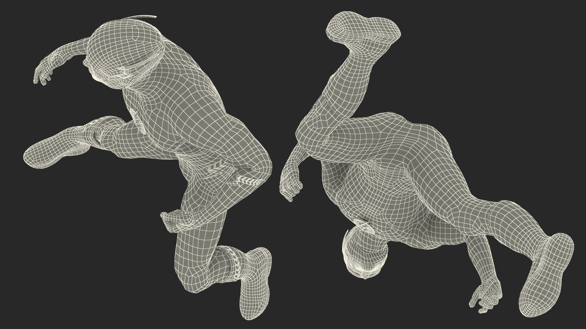 DC Comics Flash Fighting Pose 3D model | CGTrader