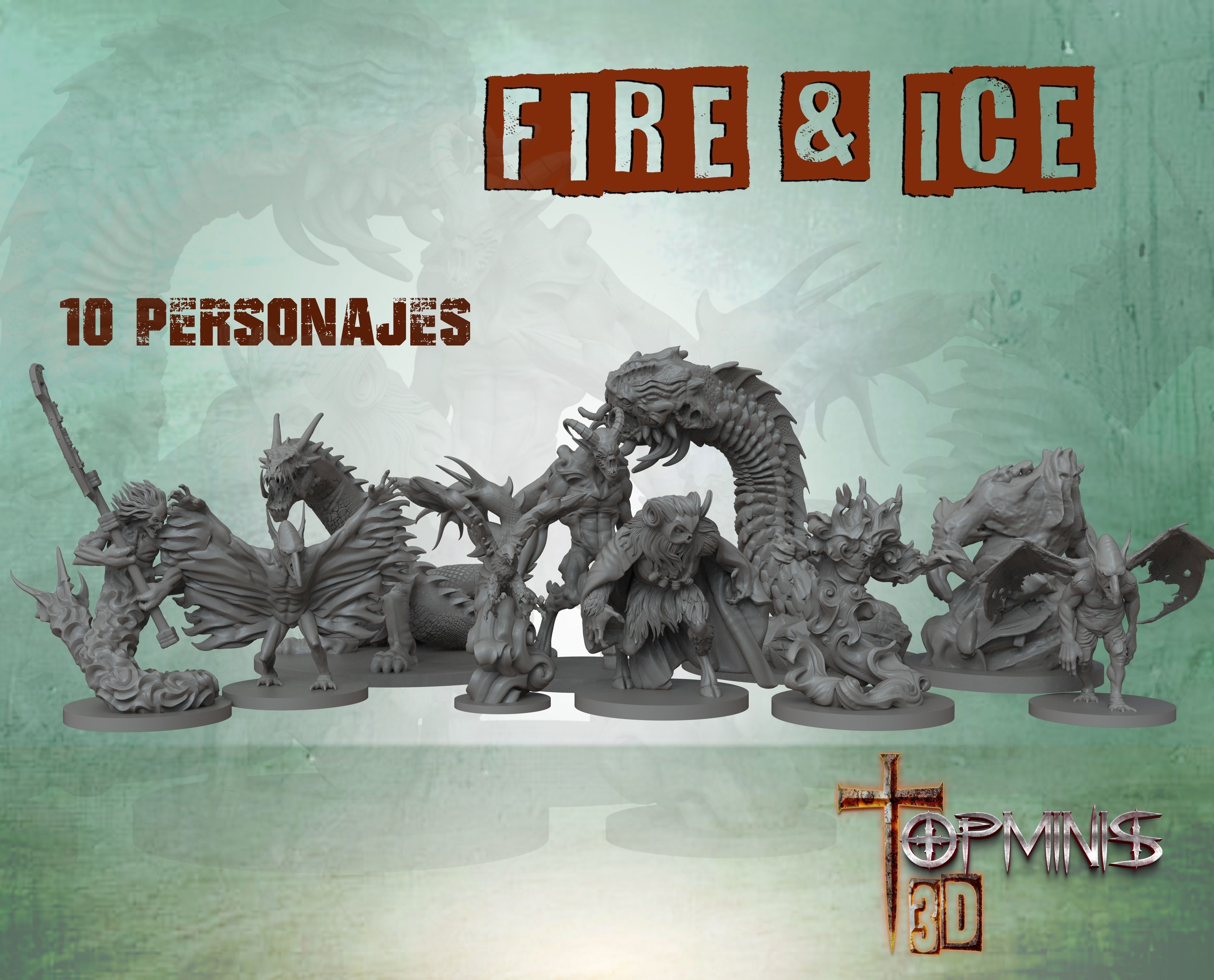 CHARACTERS DnD 3D model 3D printable | CGTrader