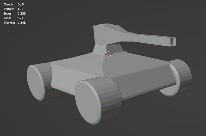 Simple Tank free VR / AR / low-poly 3D model | CGTrader