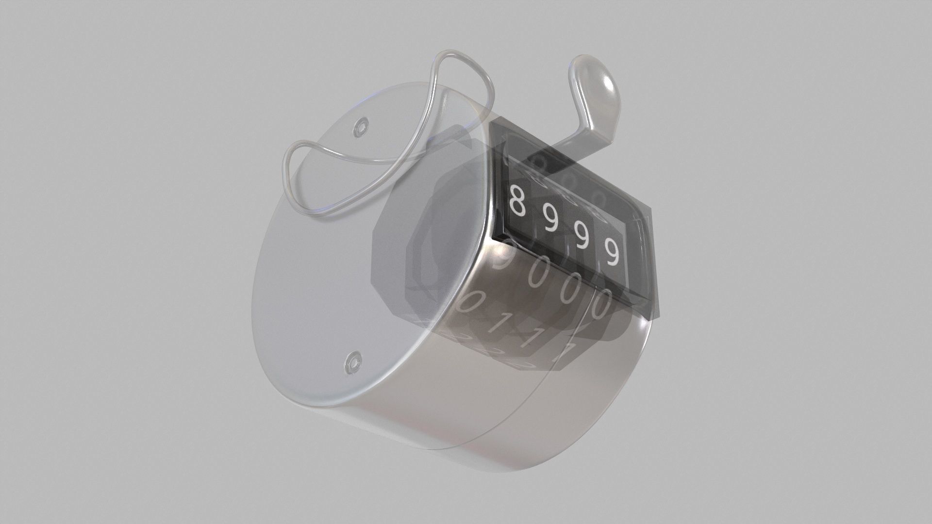 3D model Hand Tally Counter VR / AR / low-poly | CGTrader