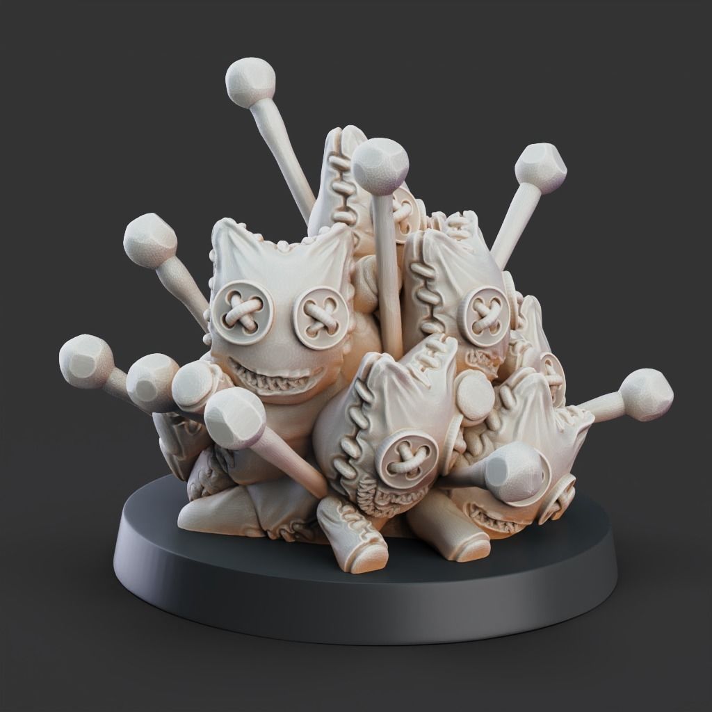 Doll Pile - 3D Printable TTRPG - PRESUPPORTED - 32mm Scale 3D model 3D ...