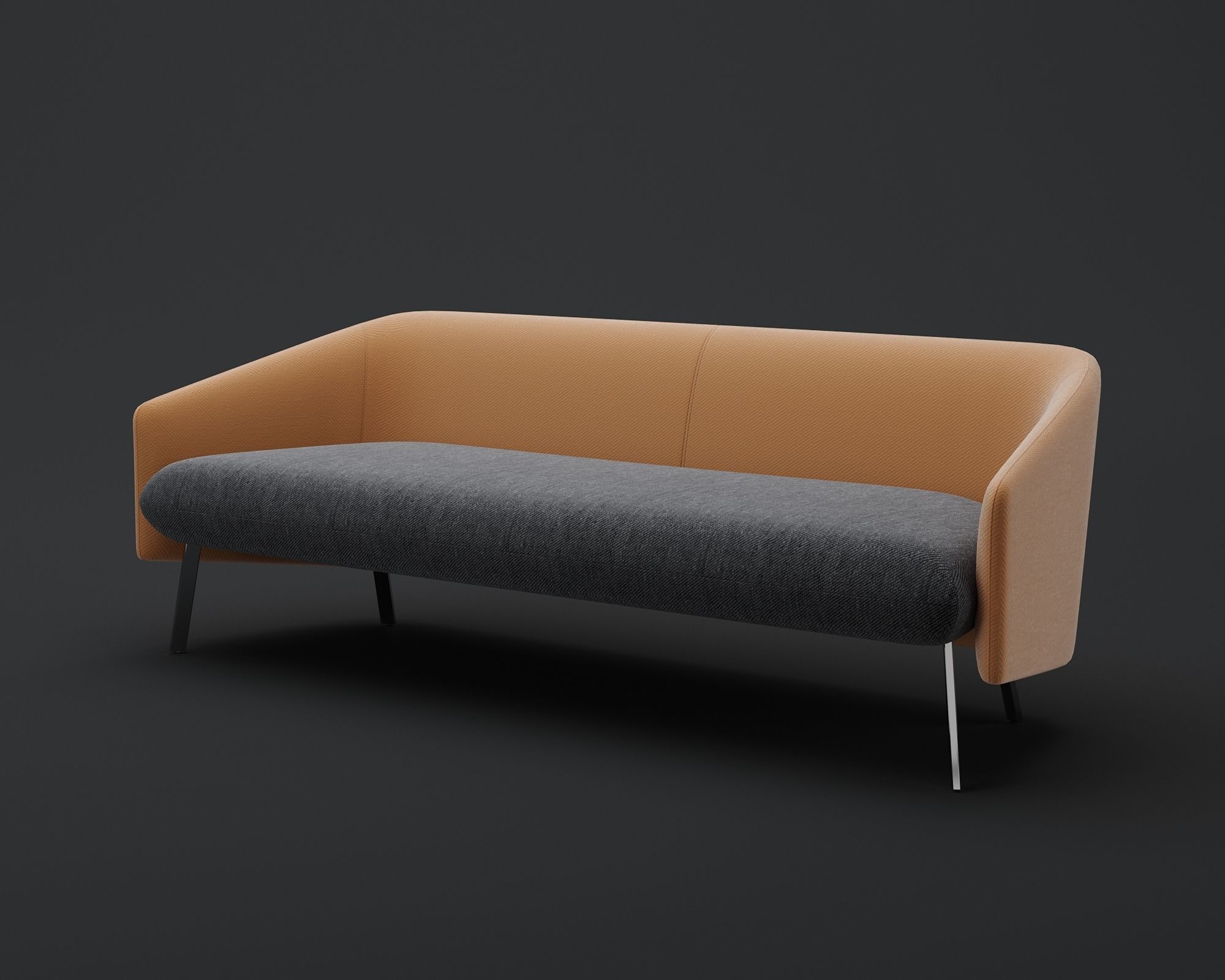 Studio TK Cover Sofa Three Seat 3D model | CGTrader