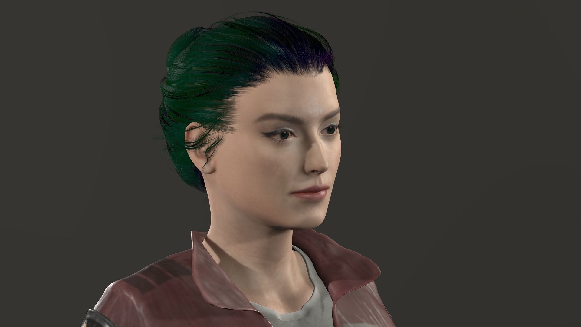 3D model realistic female Daisy Ridley VR / AR / low-poly | CGTrader