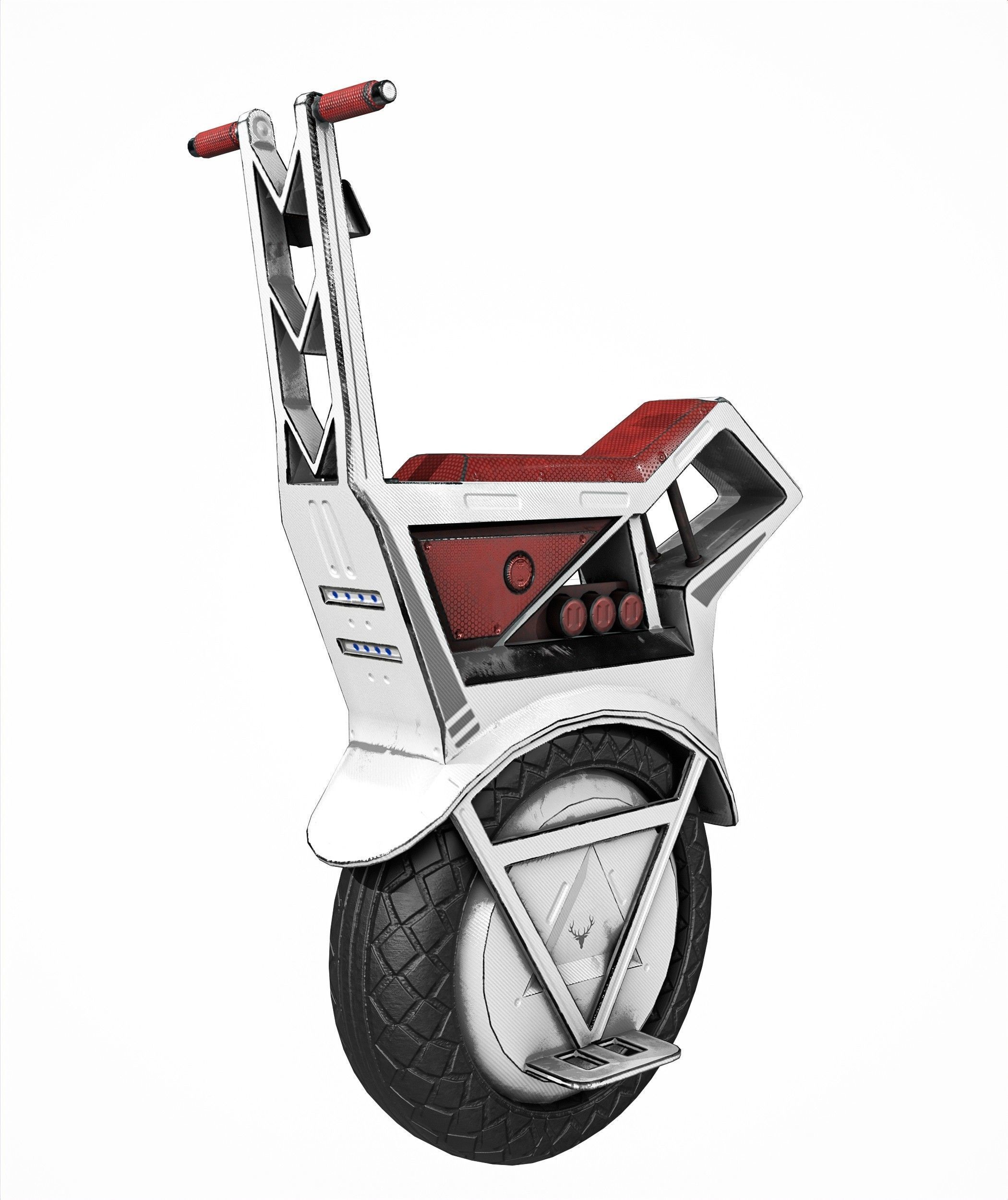 3D model Sci Fi Electric Scooter VR / AR / low-poly | CGTrader