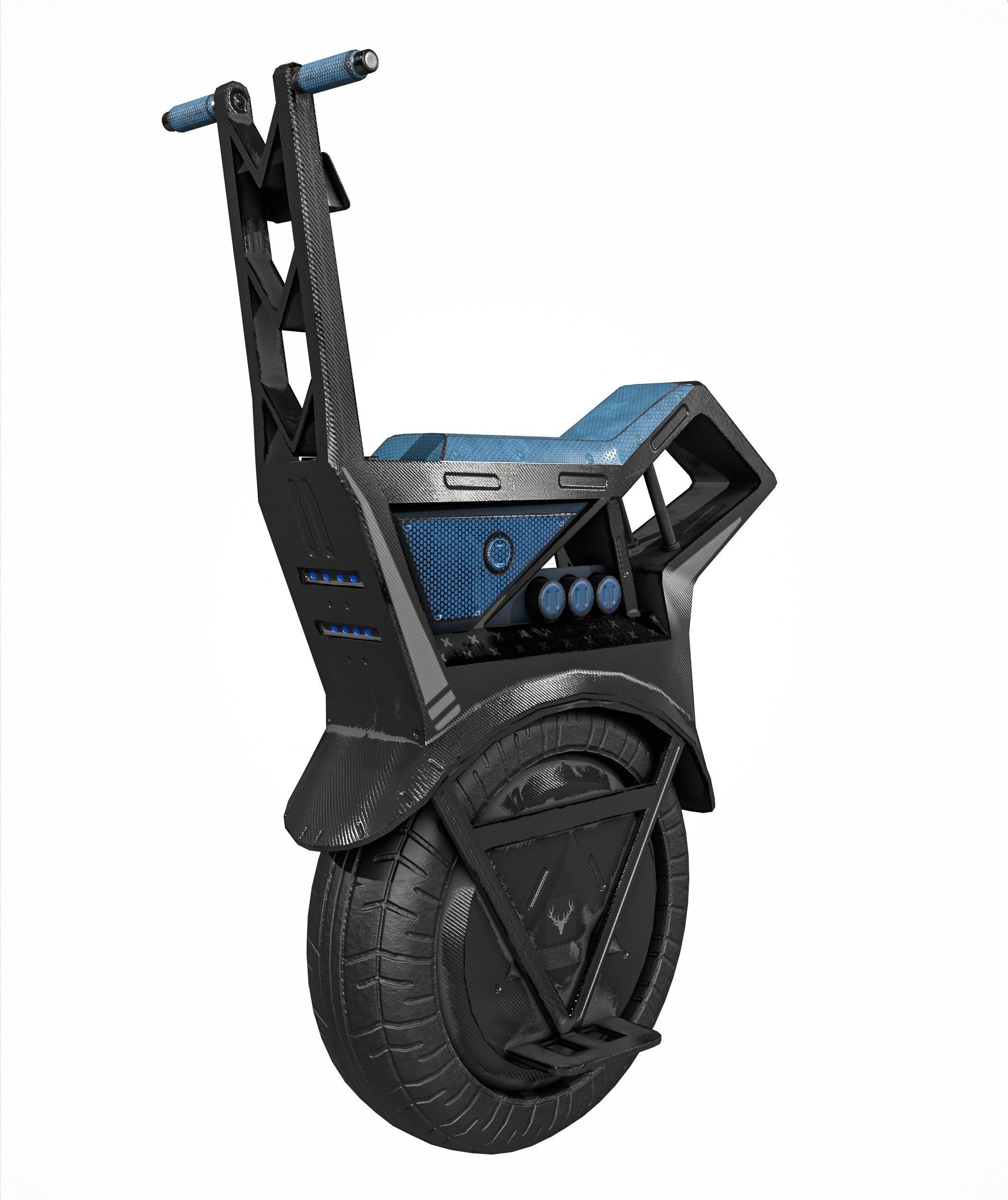 3D model Sci Fi Electric Scooter VR / AR / low-poly | CGTrader