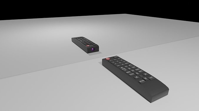 TV Remote free 3D model | CGTrader