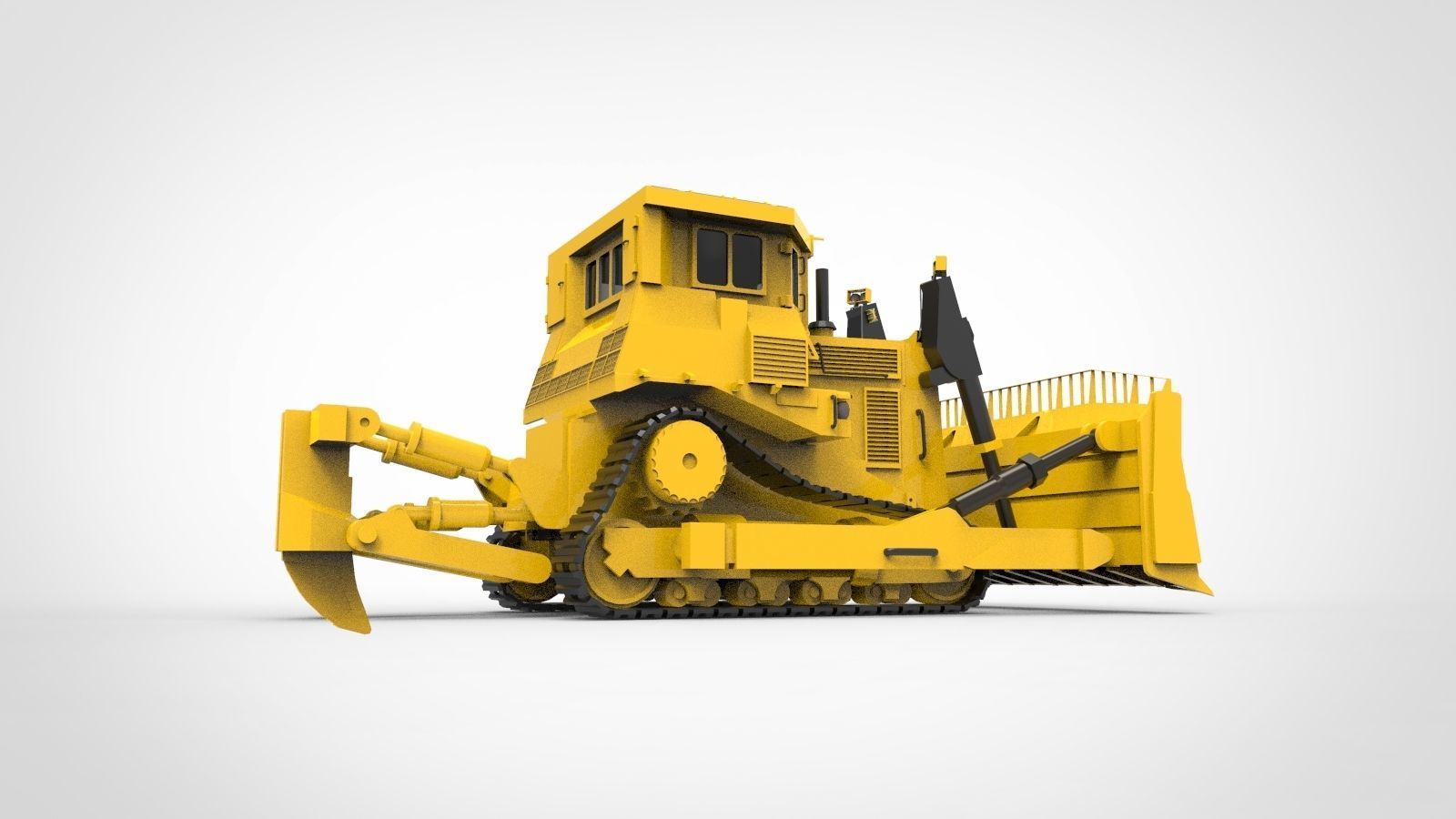 Caterpillar D9 Bulldozer 3D model | CGTrader