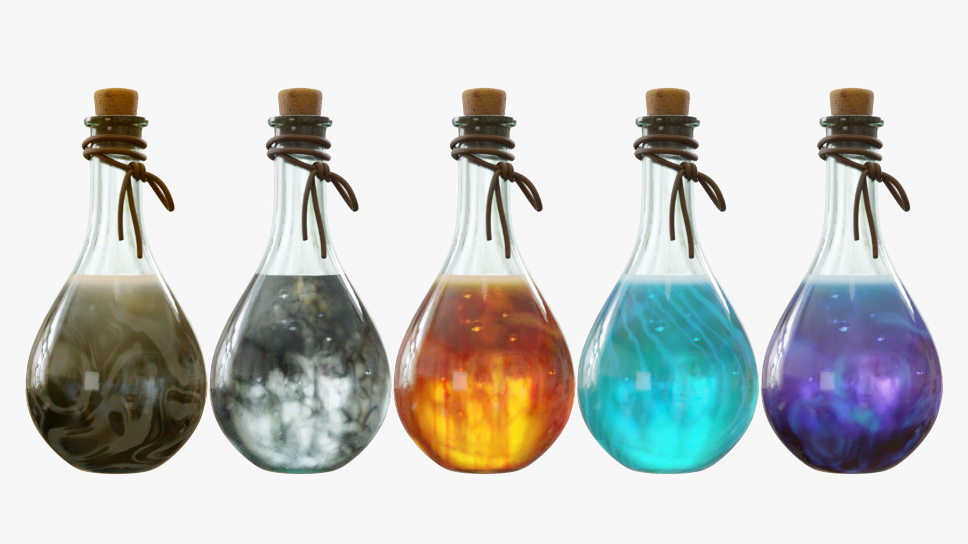3D model Potion Flask VR / AR / low-poly | CGTrader