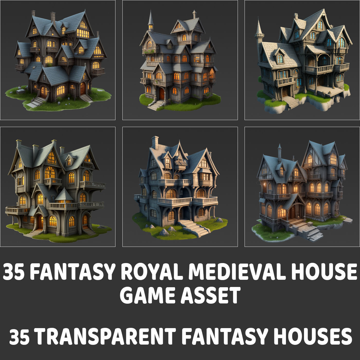 35 Fantasy Royal Medieval House Game Asset Texture | CGTrader