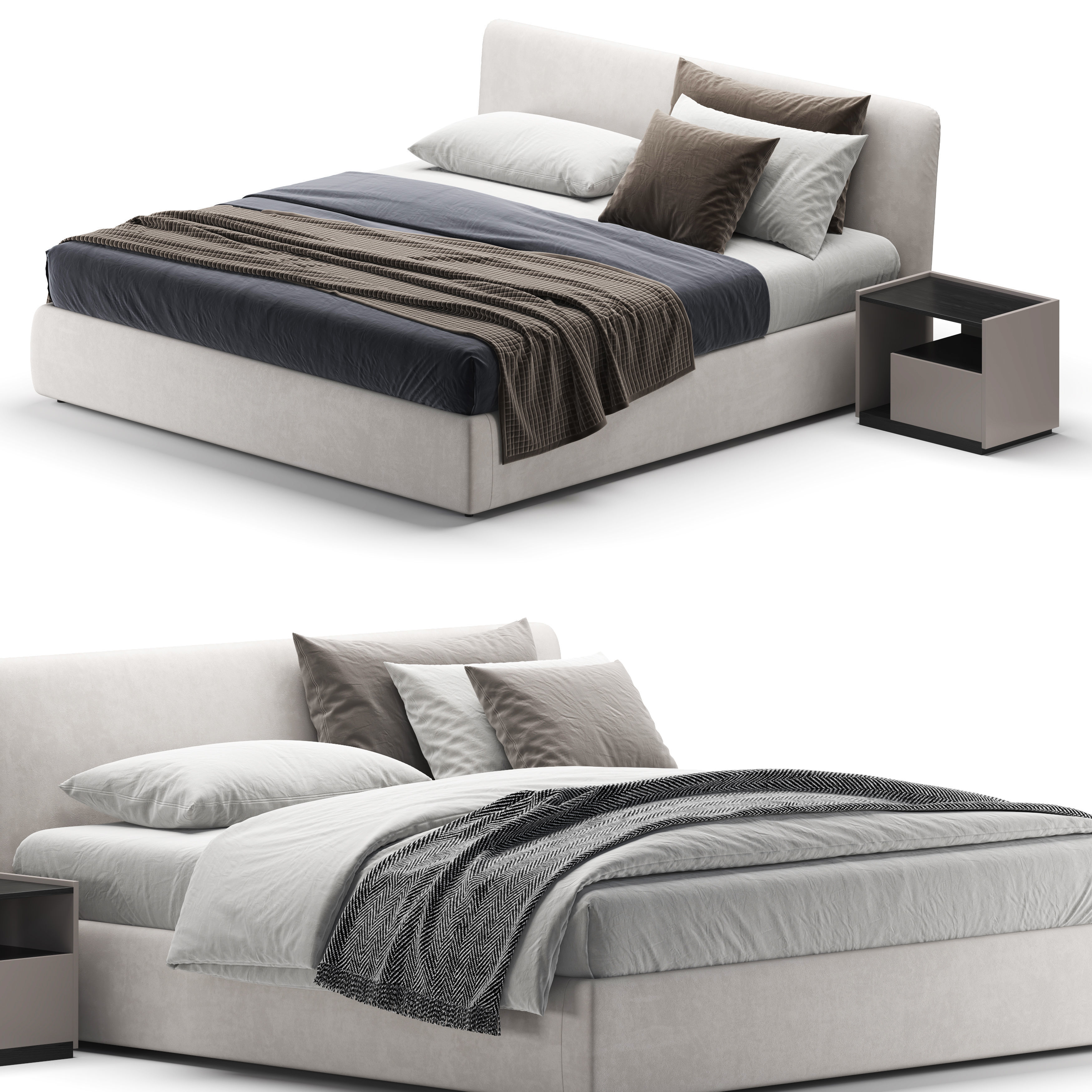 Clap Bed 3D model | CGTrader