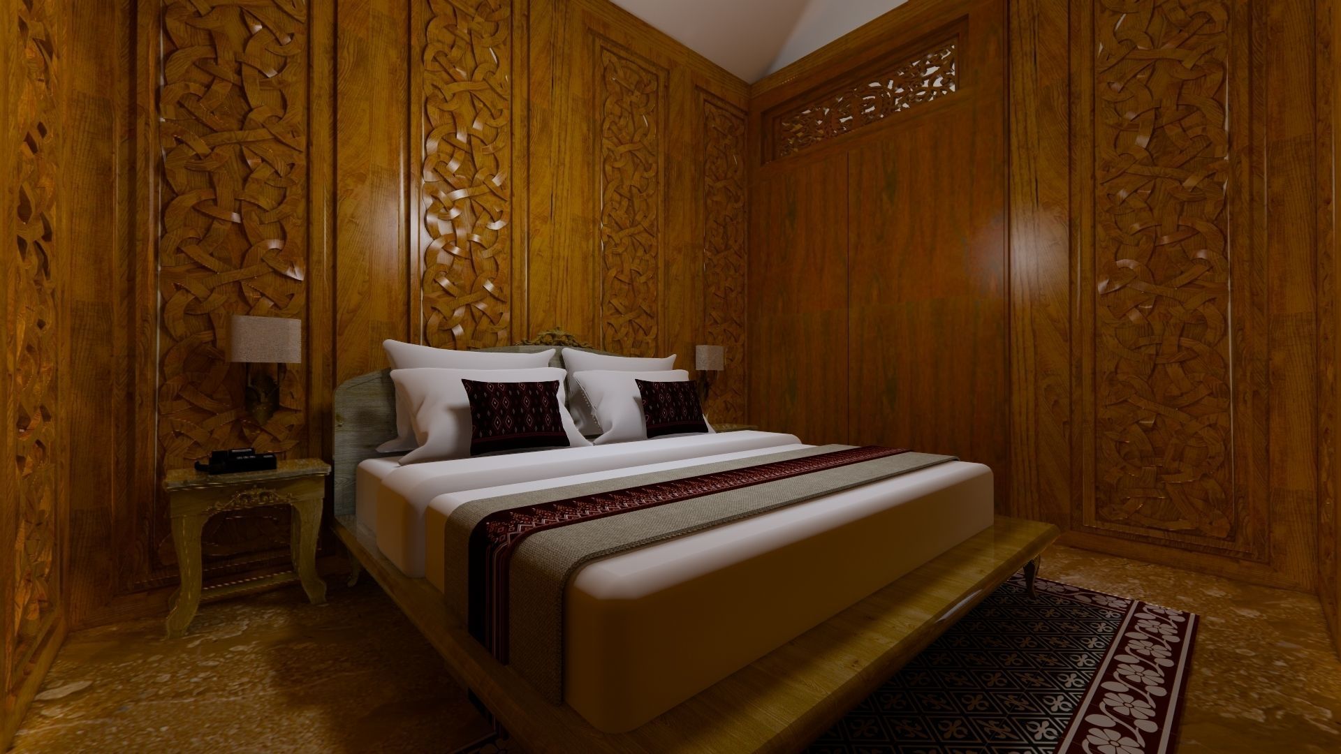 3D model Joglo Traditional Java Wood House Design VR / AR / low-poly ...