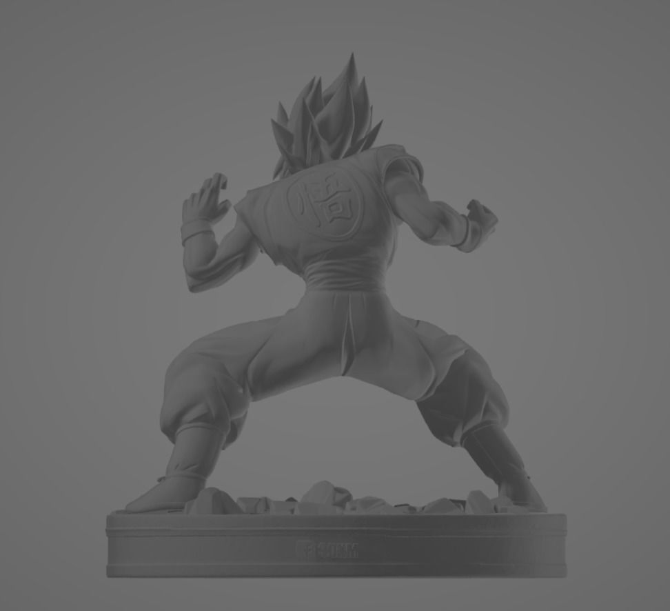 Dragon Ball Goku Action figure 3D model | CGTrader