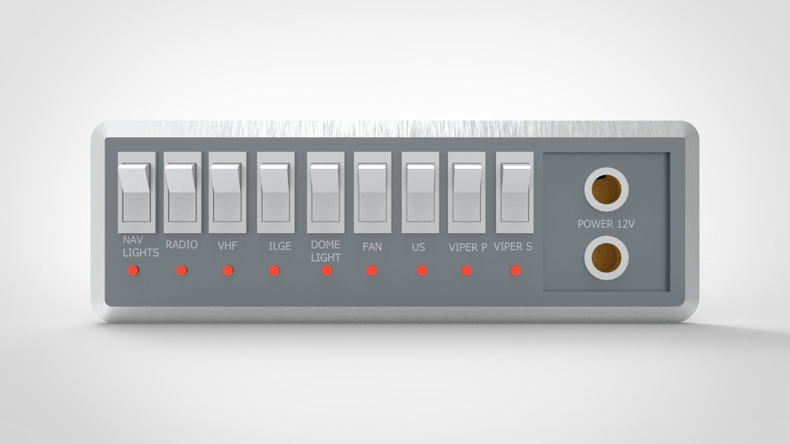 Boat Switch Panel Navigation 3D model | CGTrader