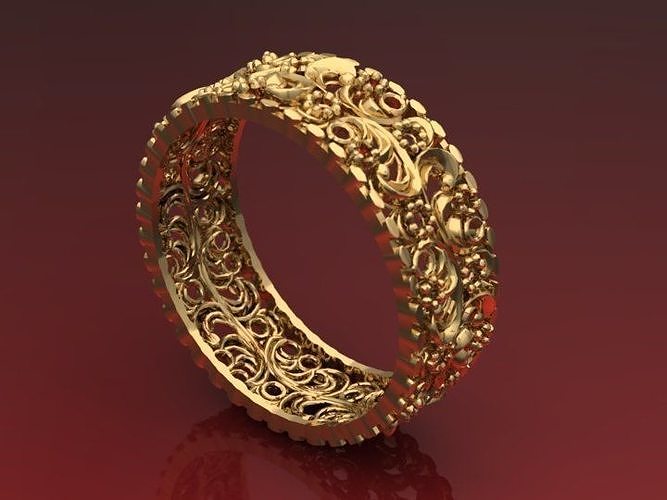 Beautiful Ring 3D model 3D printable | CGTrader