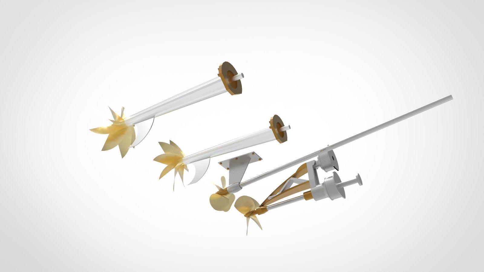 Ship Propulsion model 3D model | CGTrader