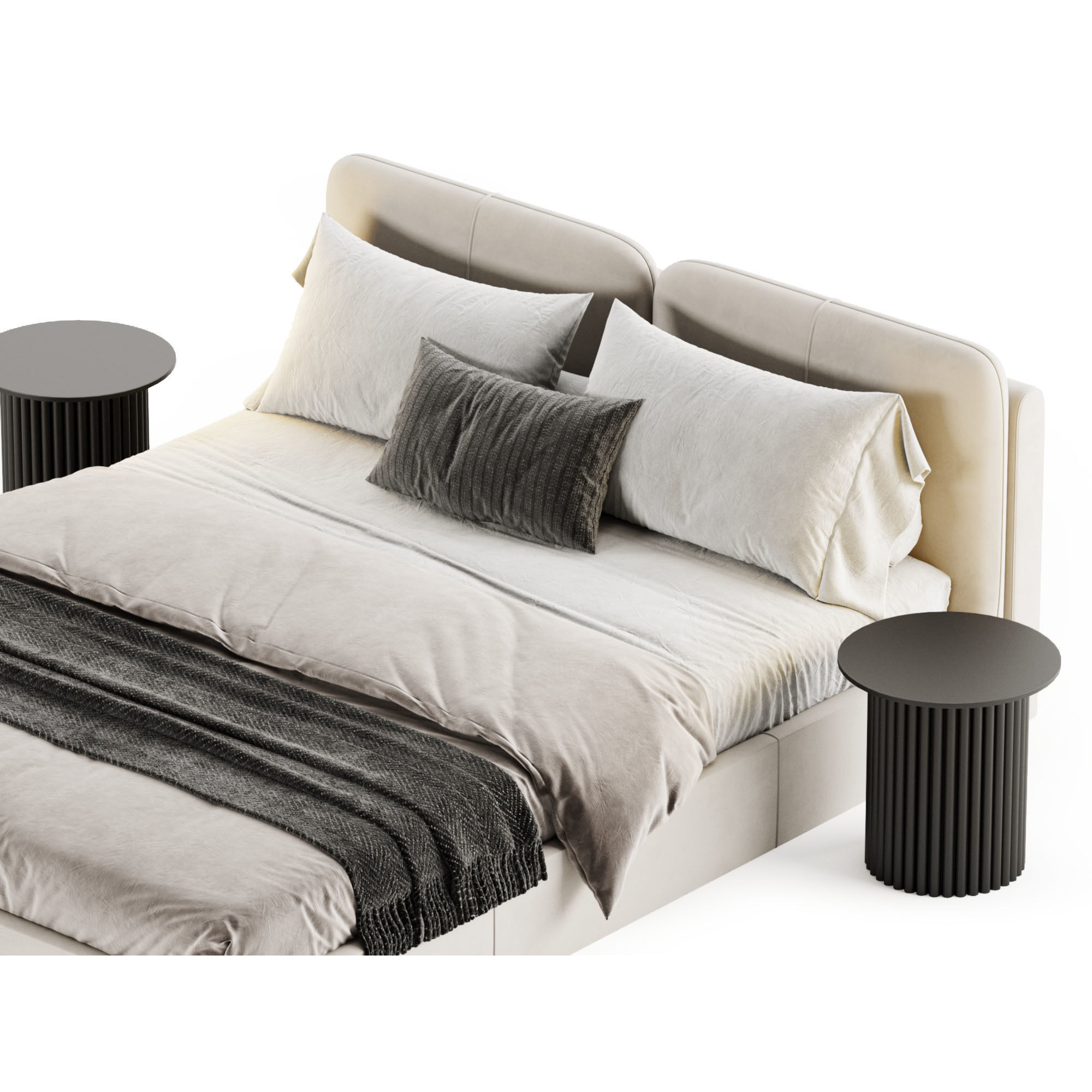 LETTO Lulu Bed 3D model | CGTrader