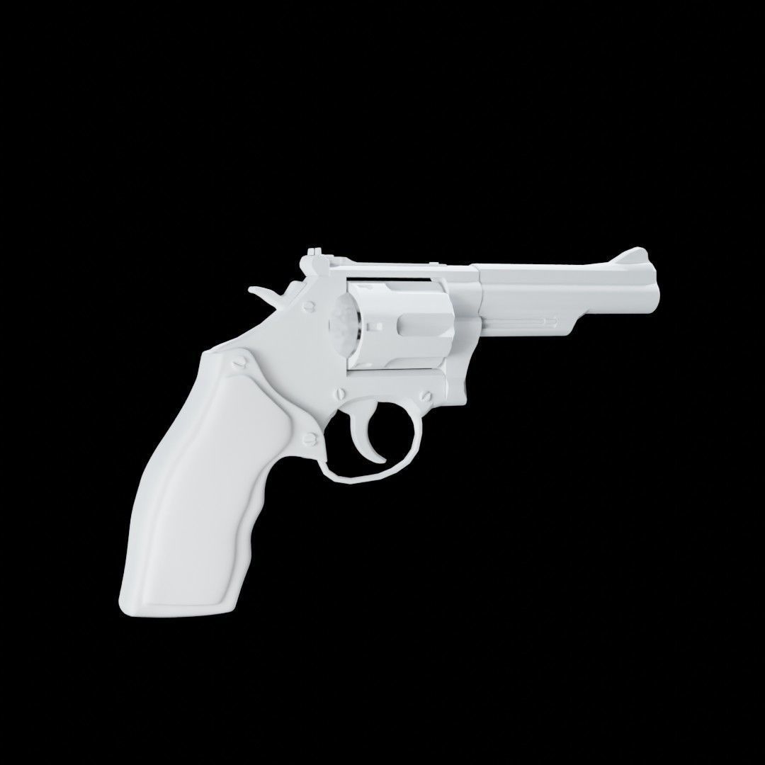 3D Revolver Model 3D model | CGTrader