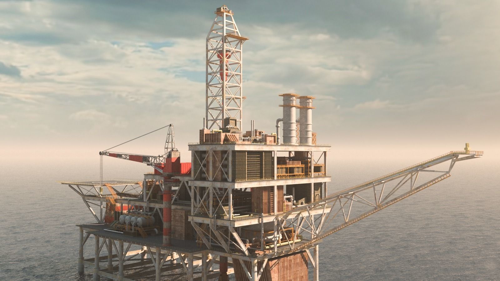 OilRig 3D model | CGTrader