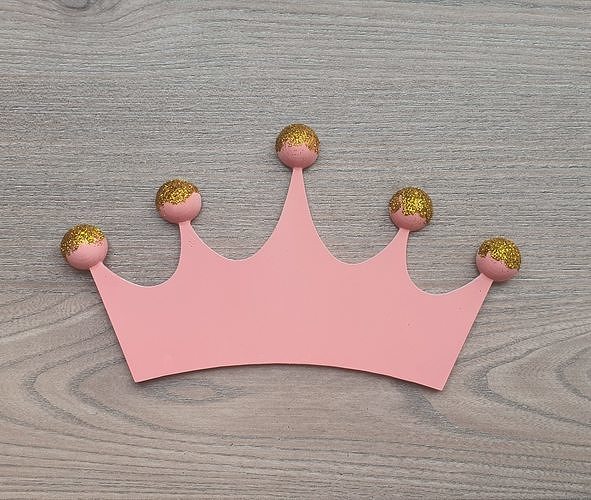Crown Wall Decor free 3D model 3D printable | CGTrader