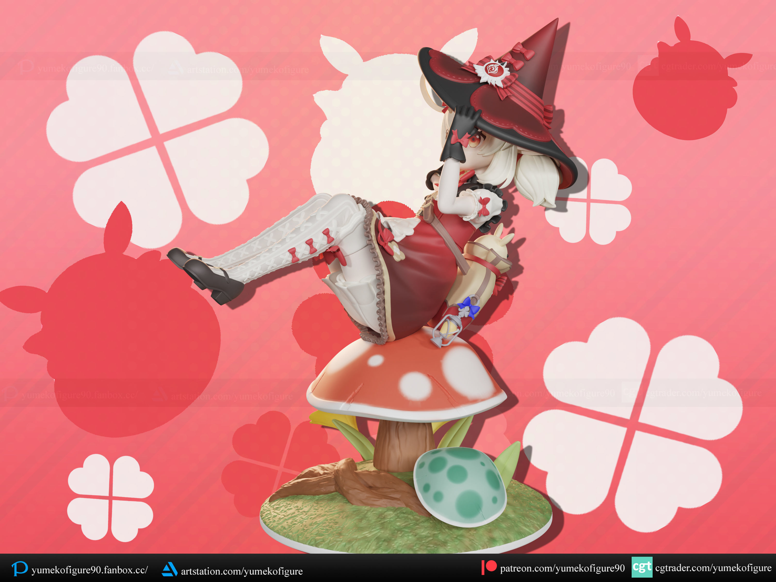 klee blossoming starlight figure 3d 3D model 3D printable | CGTrader