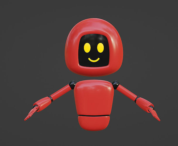 3D model low poly robot VR / AR / low-poly | CGTrader
