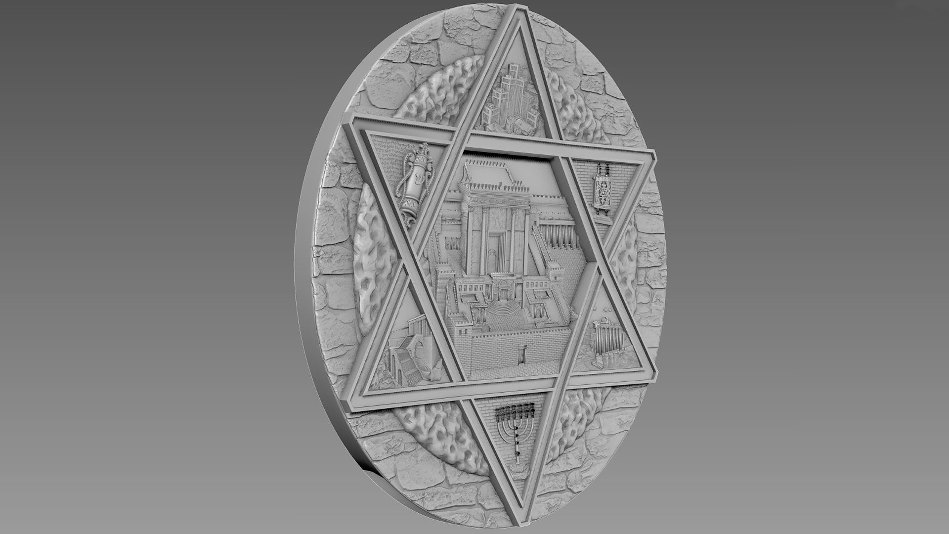 Star of David 3D model | CGTrader