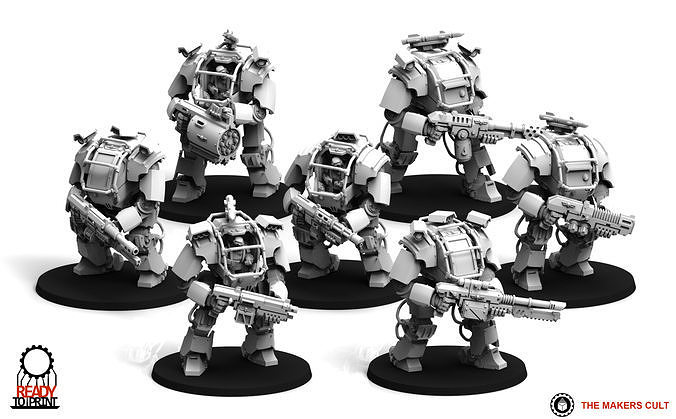 Universal Guard - Mech Suits 3D model 3D printable | CGTrader