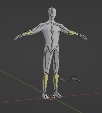 3D model Low Poly Rigged Male Character Neutral VR / AR / low-poly ...