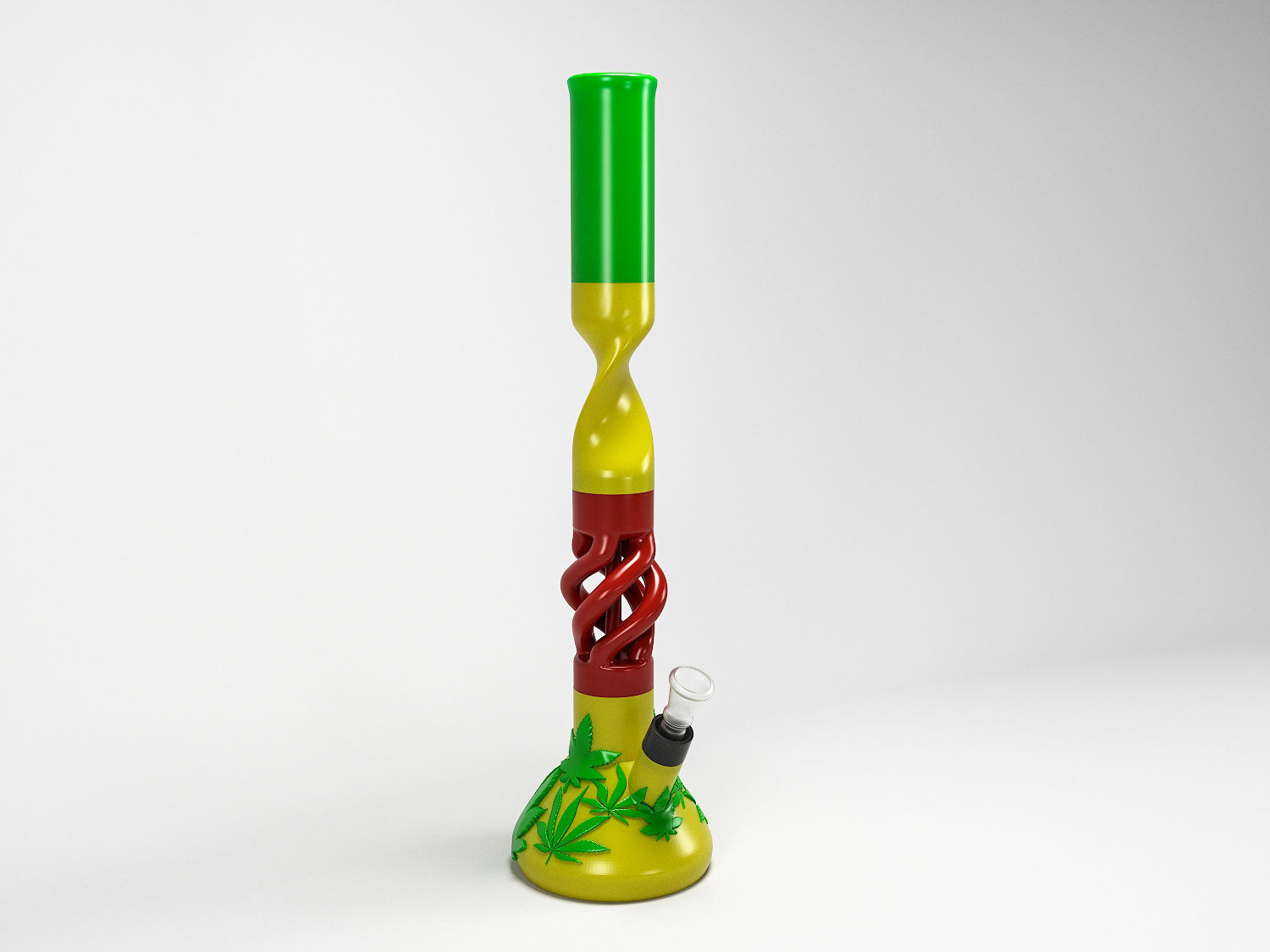 BUILD A CUSTOM BONG - Ganja Big Bong 3D model 3D printable | CGTrader